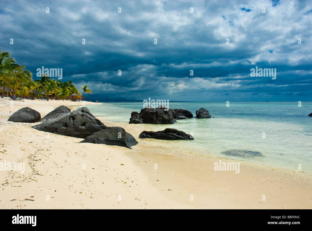 Strand von Mauritius, Strand von Mauritius Stockfotografie - Alamy