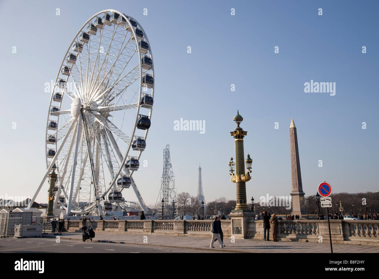 La Grande Roue Riesenrad in Place De La Concorde, Paris, Frankreich ...