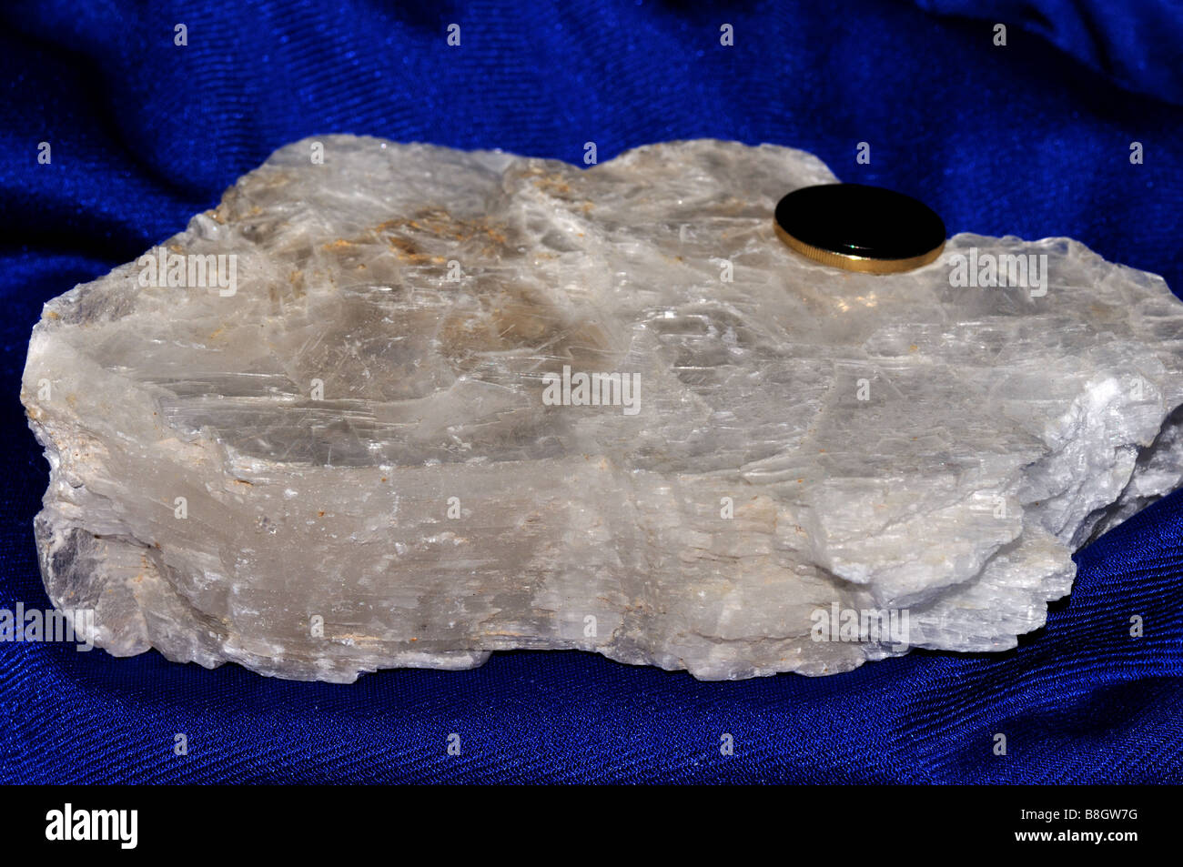 Gypsum mineral Stockfotos und -bilder Kaufen - Alamy