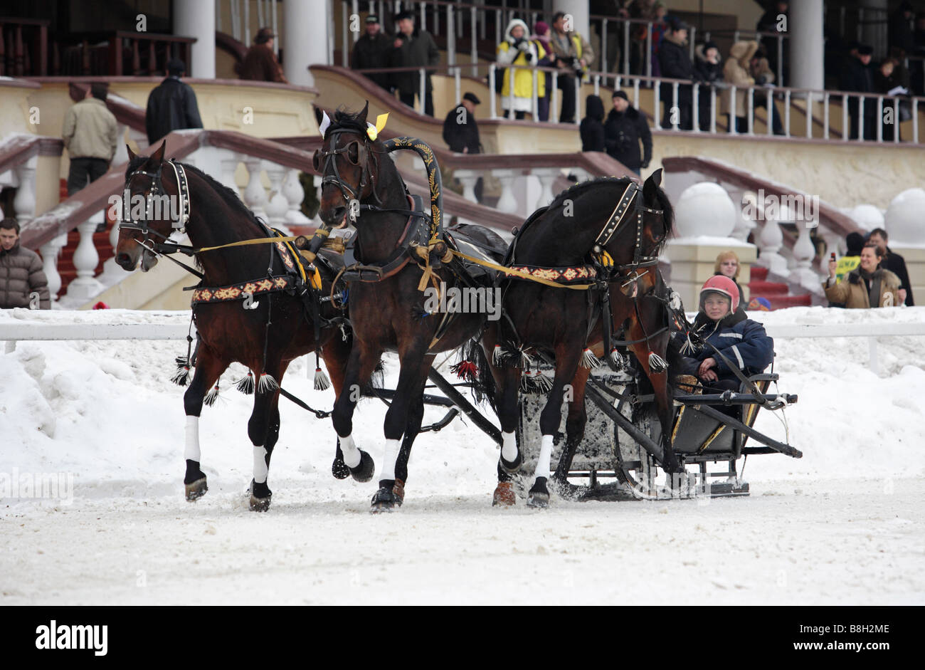 Troika in snow russia -Fotos und -Bildmaterial in hoher Auflösung – Alamy