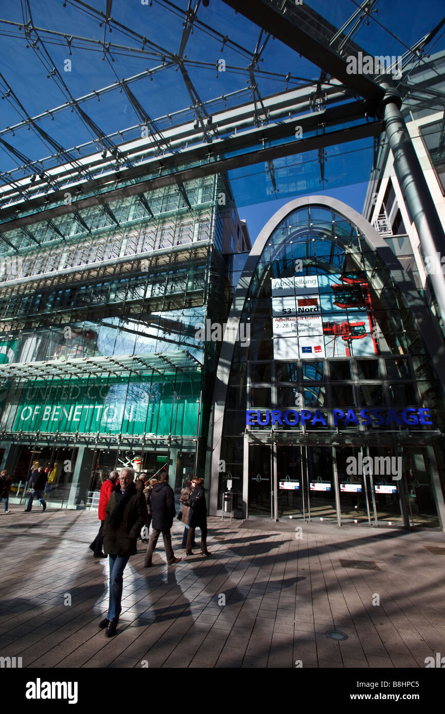 Europa Passage Shopping Center Hamburg Stockfotos und -bilder Kaufen ...