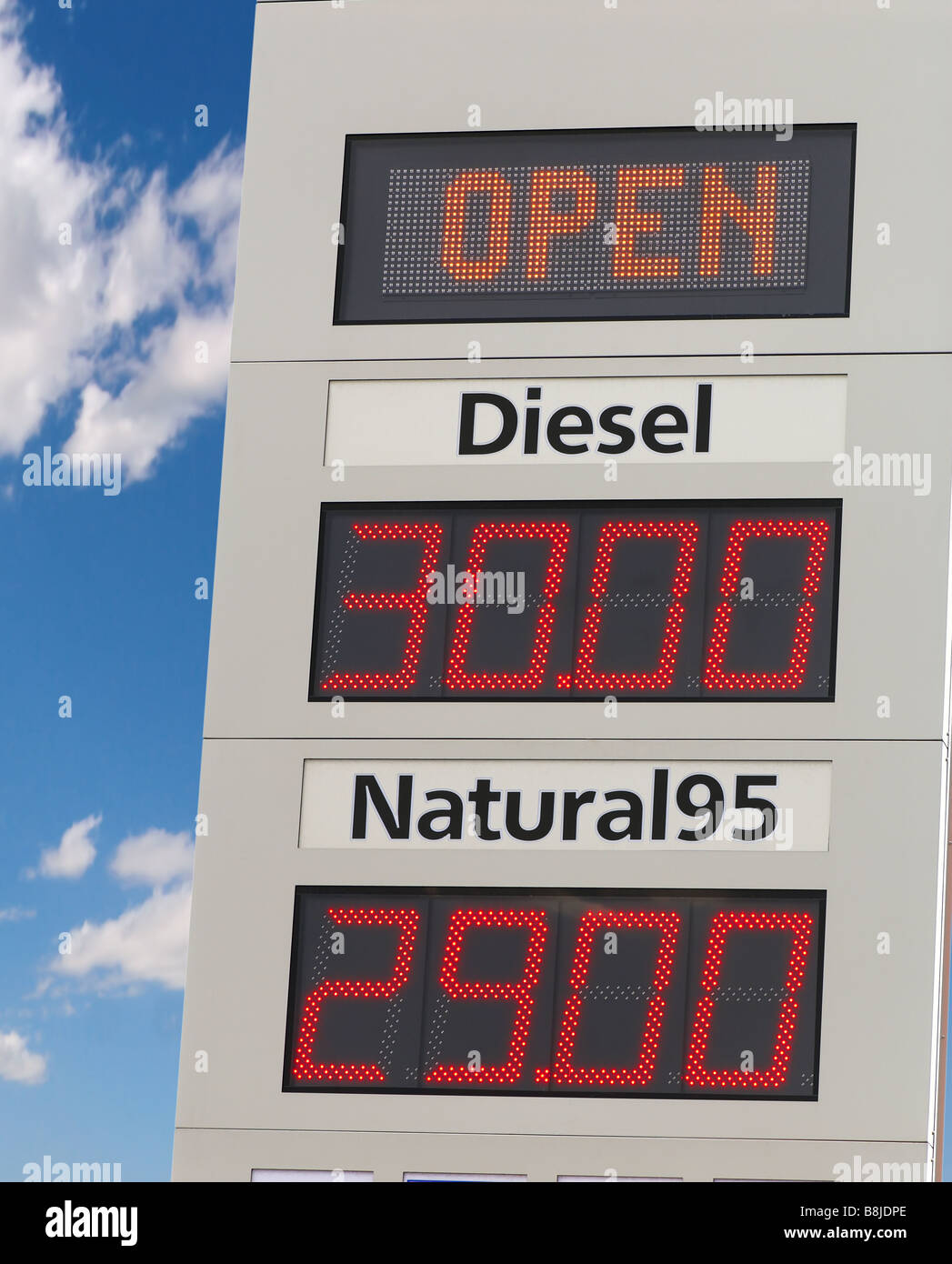 Tankstelle preistafel -Fotos und -Bildmaterial in hoher Auflösung – Alamy