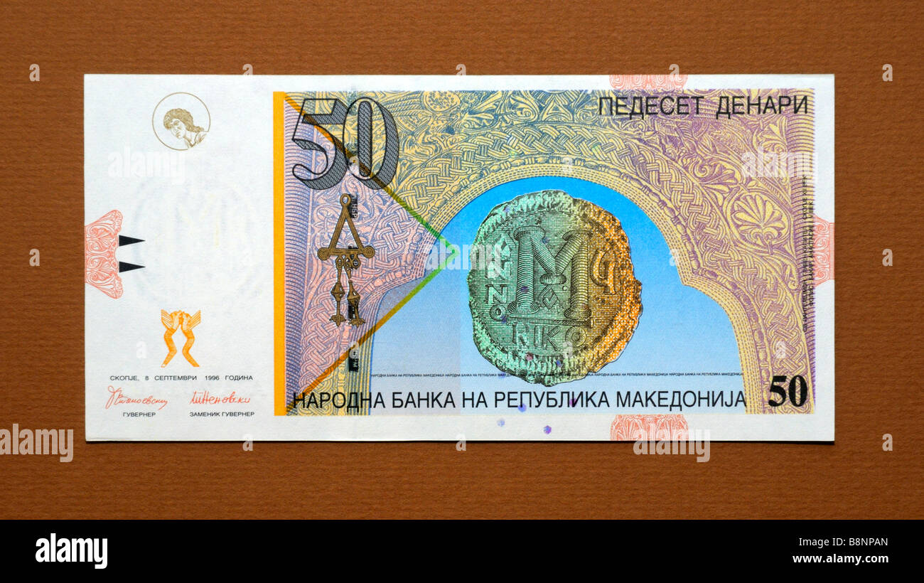 Mazedonischer Denar Stockfotos und -bilder Kaufen - Alamy