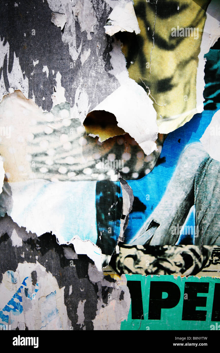 Ripped poster -Fotos und -Bildmaterial in hoher Auflösung – Alamy