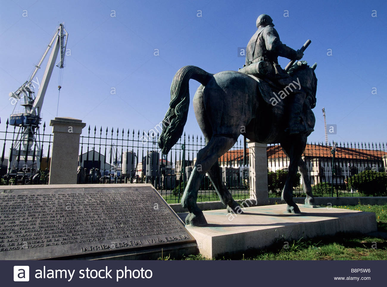Francisco Franco Statue Stockfotos und -bilder Kaufen - Alamy
