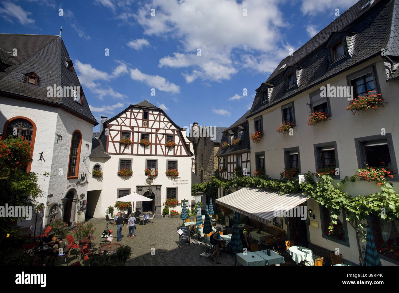 Platz in Beilstein, Deutschland, Rheinland-Pfalz, Beilstein an der ...