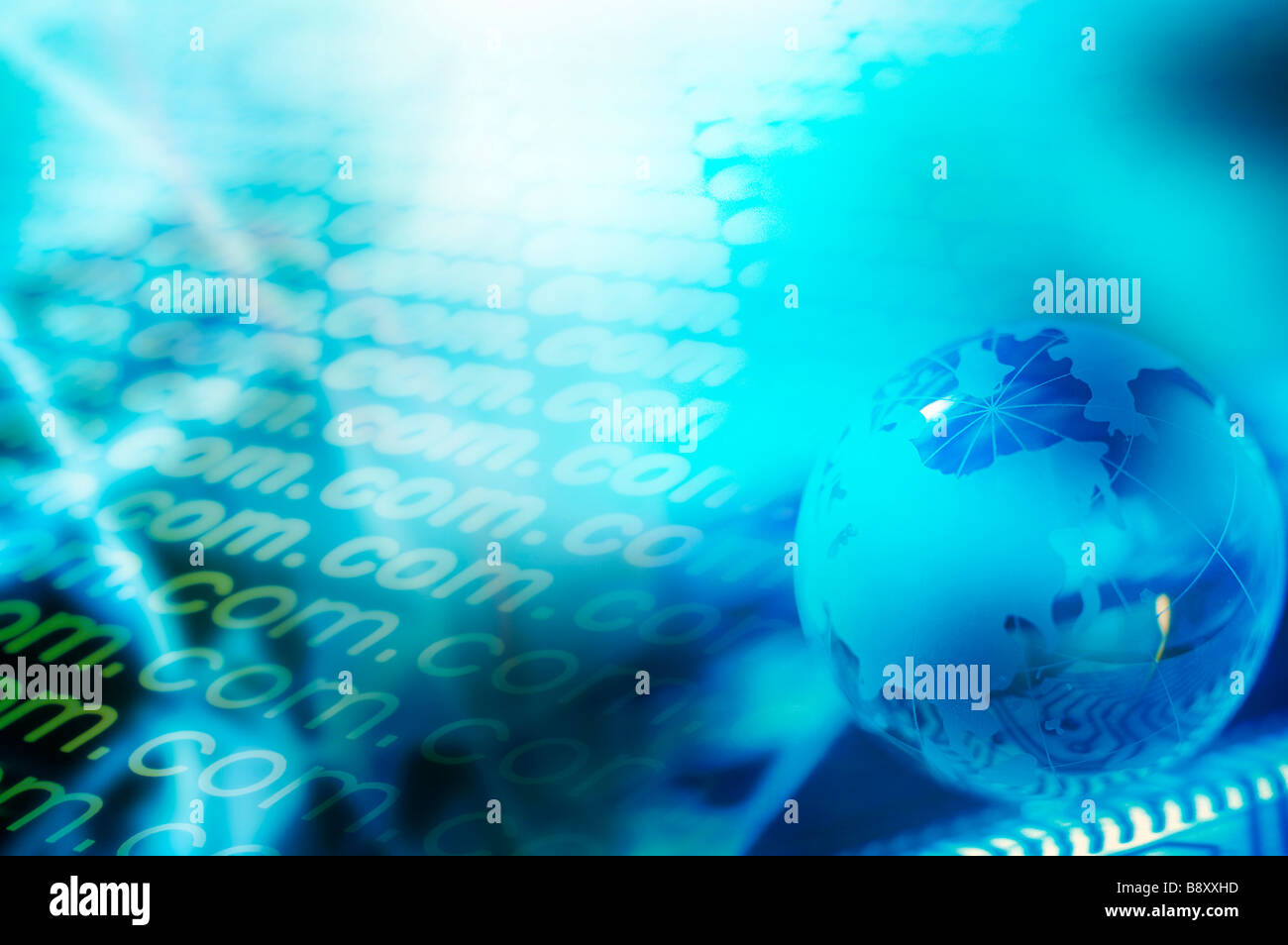 Digital erzeugte Bild der Welt und Zeichen Stockfotografie - Alamy