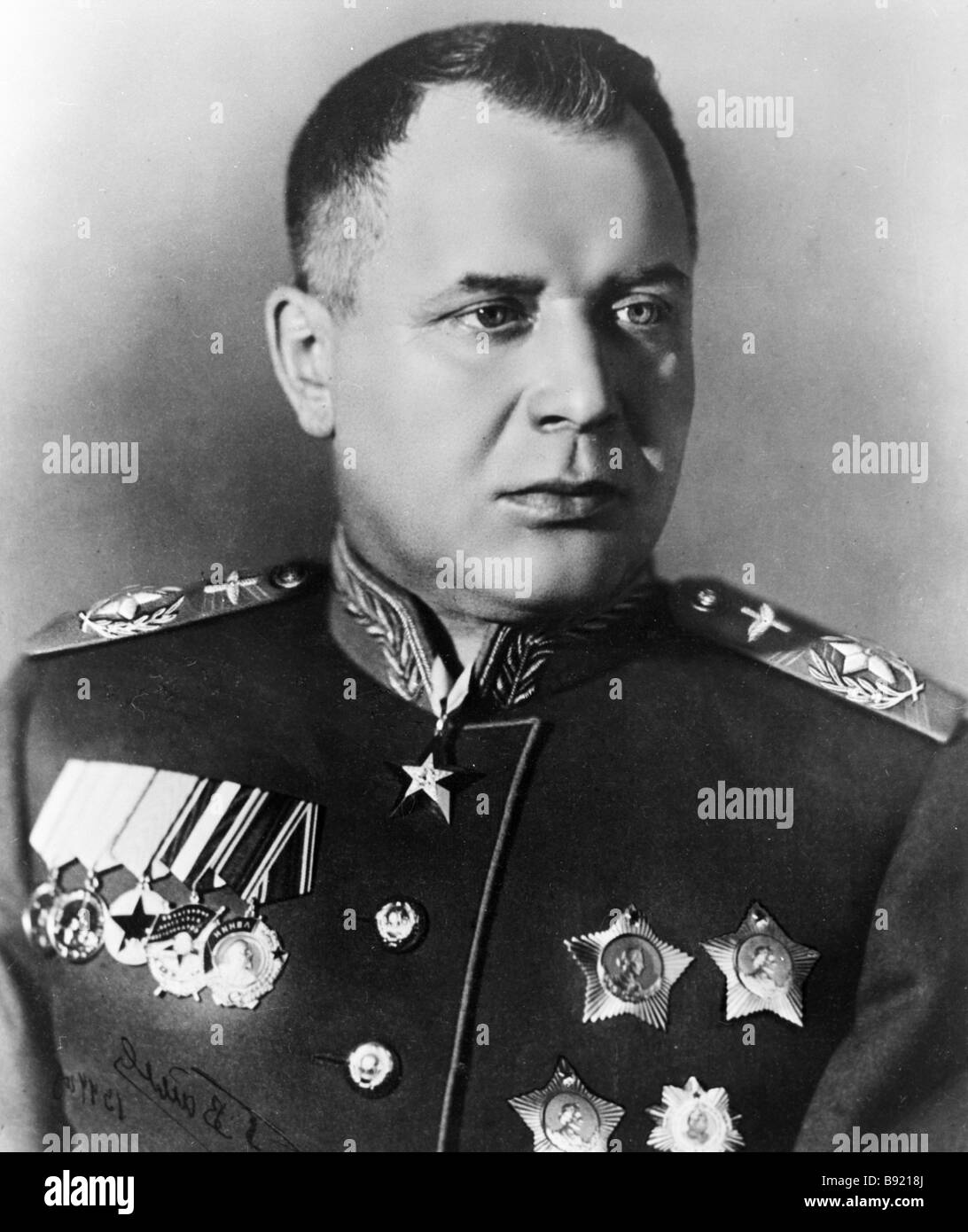 Marschall von Luftfahrt Alexander Novikov Stockfotografie - Alamy