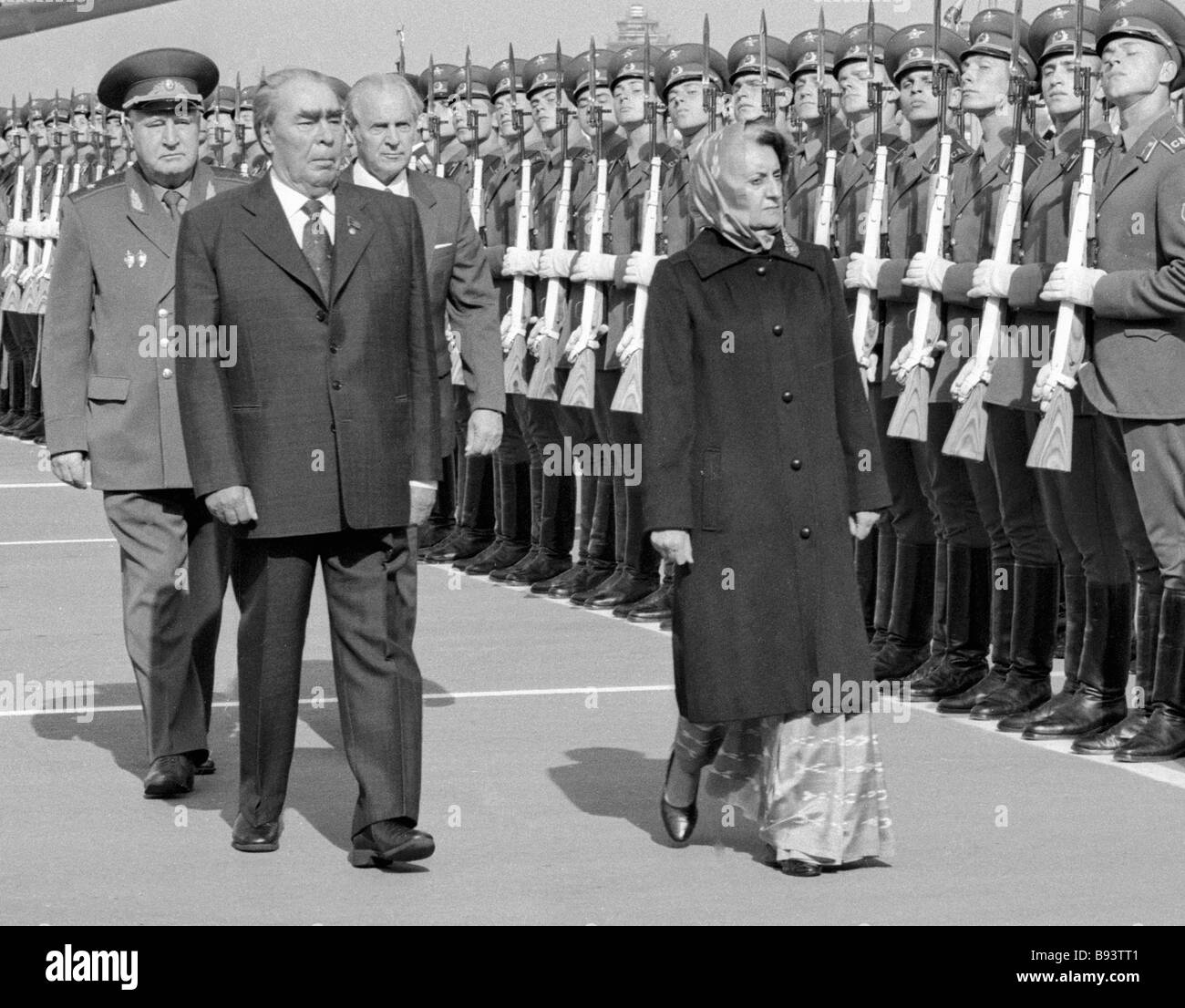 Soviet Leader Leonid Brezhnev Stockfotos und -bilder Kaufen - Alamy