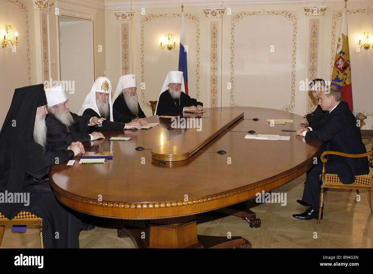 Russischer Präsident Vladimir Putin Wladislaw Surkow Deputy Chief Of ...