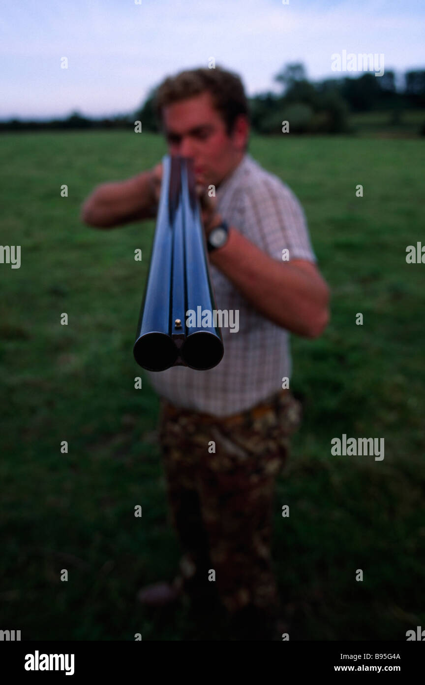 SPORT Shooting Guns Mann doppelte barreled Schrotflinte mit Details von ...