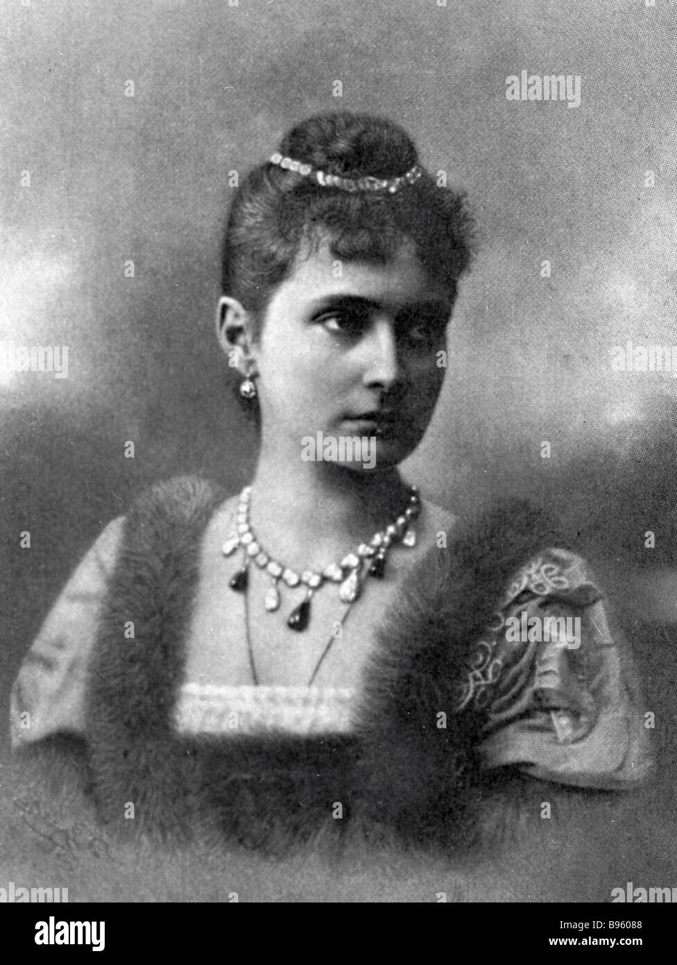 Kaiserin Alexandra Feodorowna Romanova Stockfotografie - Alamy