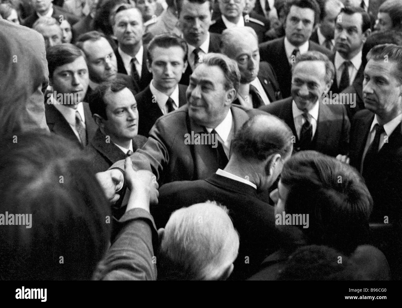 Ussr Leonid Brezhnev Stockfotos und -bilder Kaufen - Alamy