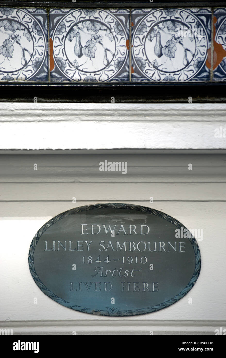 Plakette markiert das ehemalige Wohnhaus, jetzt ein Museum für Punsch ...
