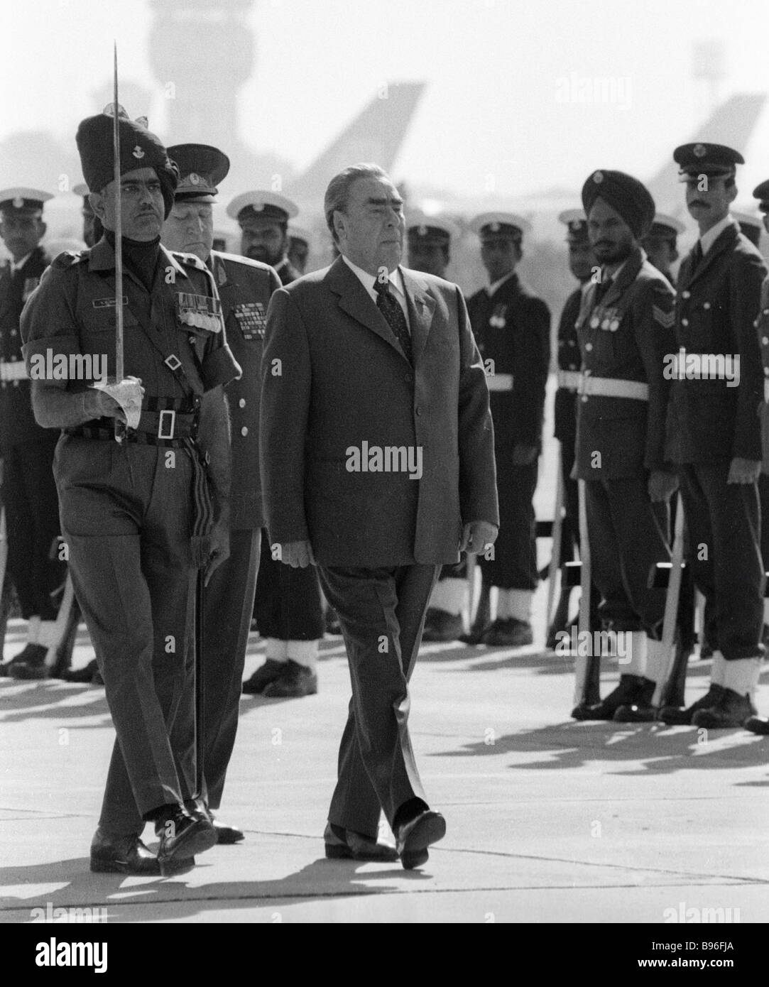 Generalsekretär der KPdSU zentralen Ausschuss Leonid Brezhnev Center ...