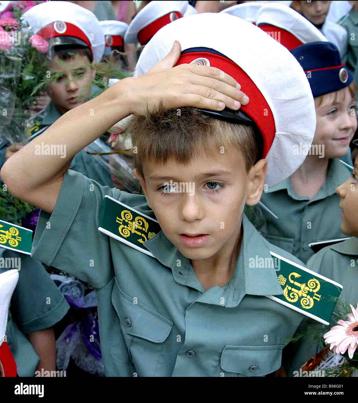 Start eines neuen akademischen Jahres im Kaiser Nicholas II Cadet Corps ...
