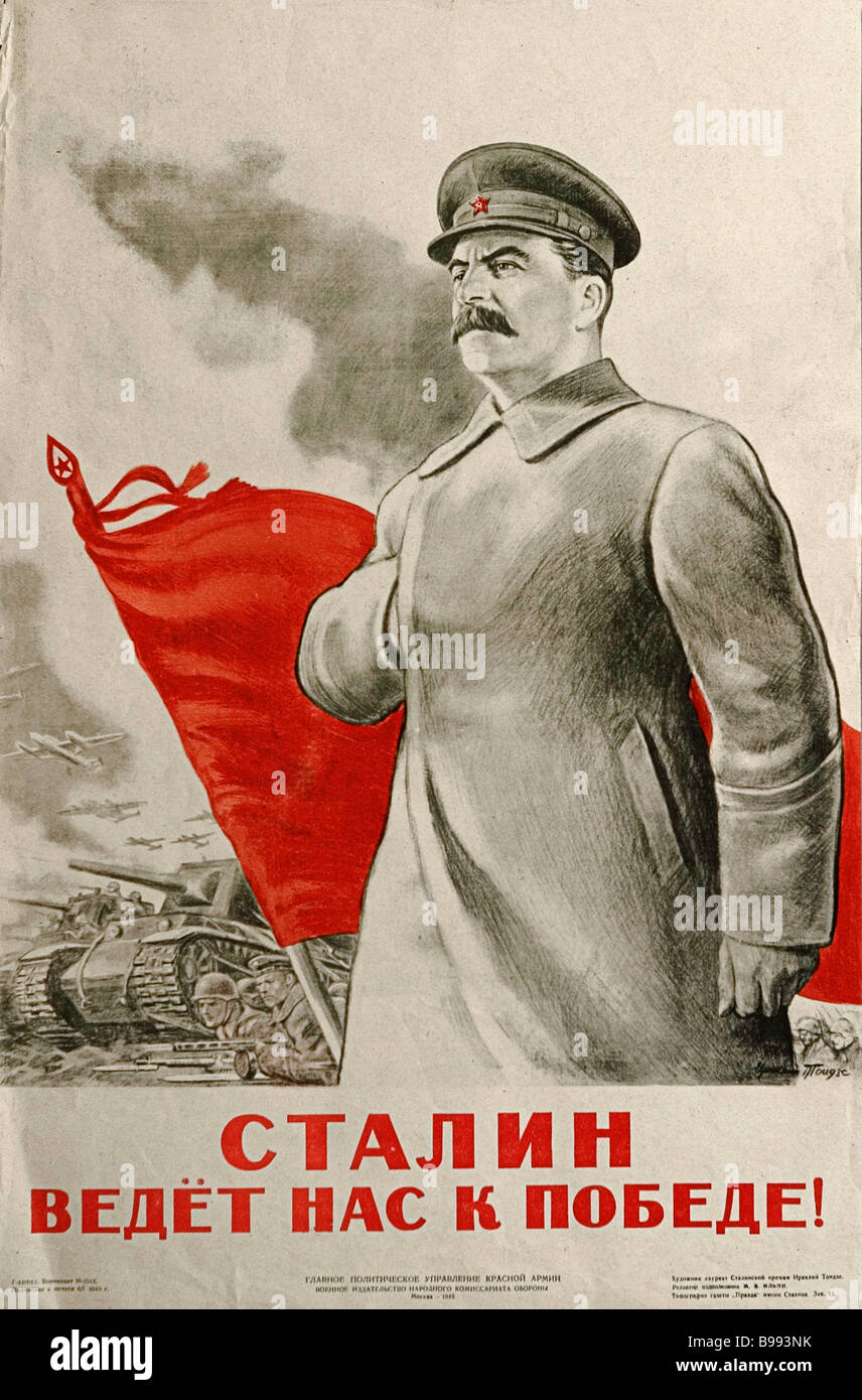 Stalin Poster Stockfotos & Stalin Poster Bilder - Alamy