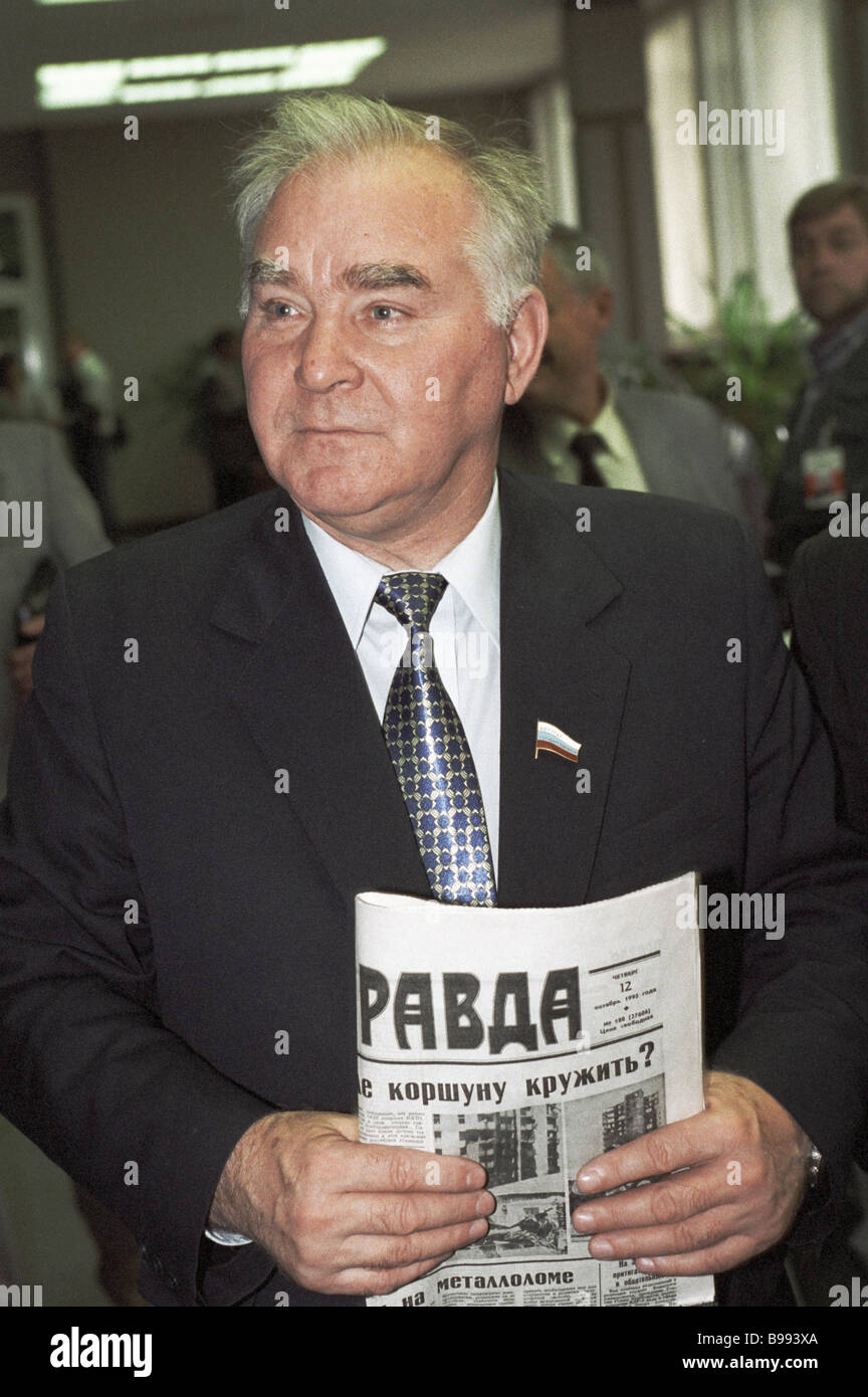 Mikhail Lapshin Führer der Bauernpartei Stockfotografie - Alamy