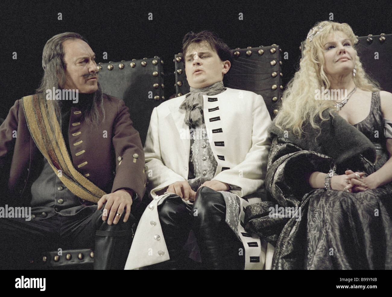 Lenkom Theater-Schauspieler Oleg Yankovsky wie Peter der große Sergei ...