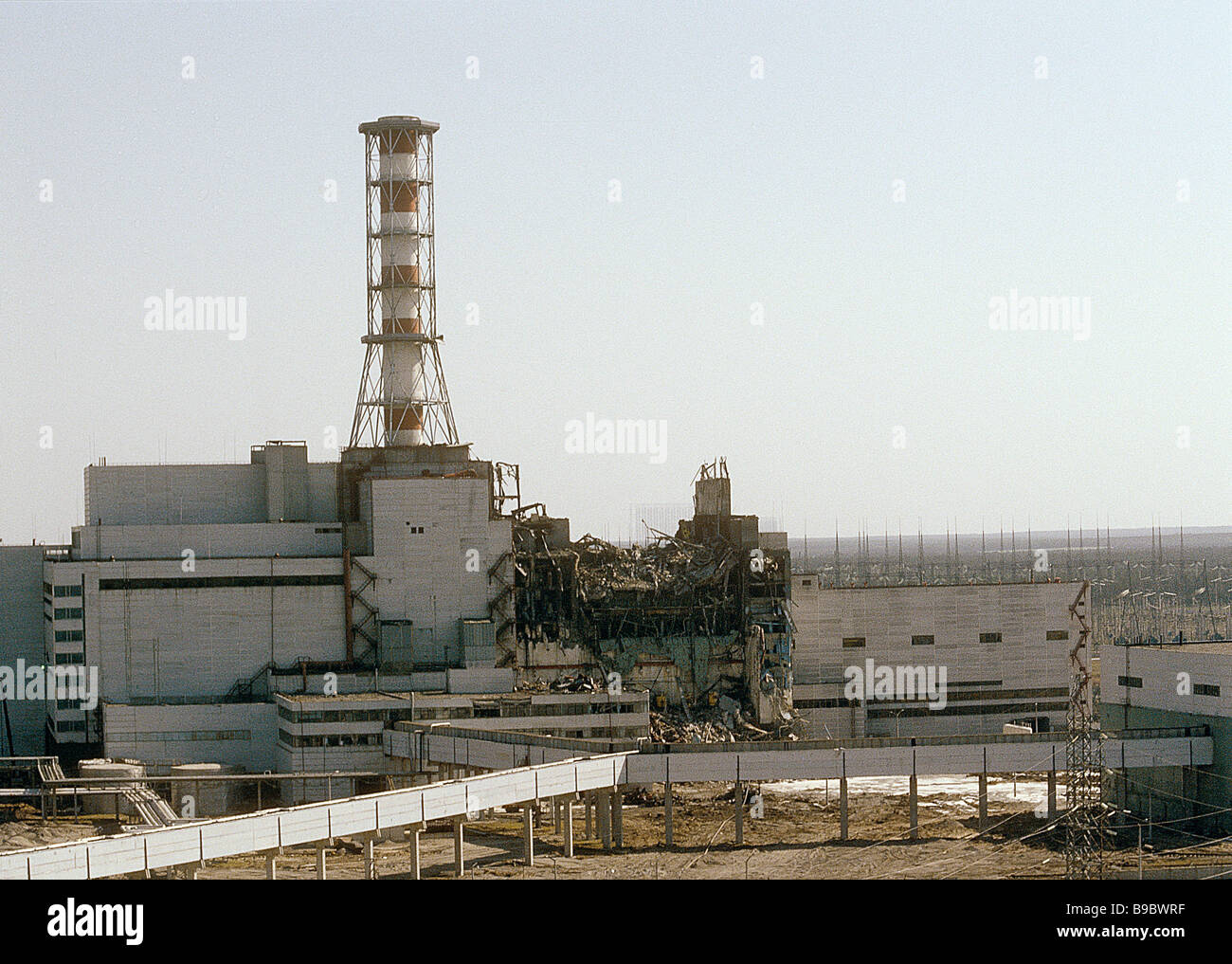 Ein Unfall geschehen um das Kernkraftwerk Tschernobyl am 26. April 1986 ...