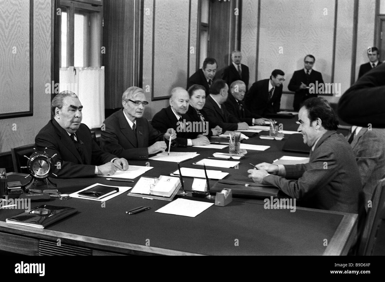 Gespräche im U S S R ZK zwischen einer Delegation der kommunistischen ...