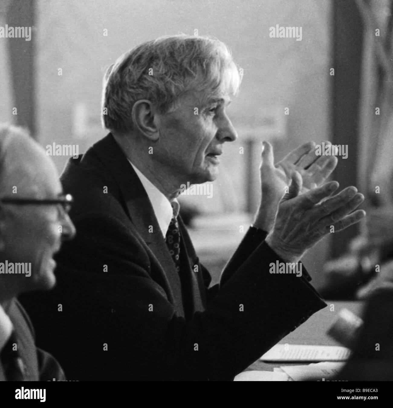 Mikhail Suslov Mitglied des Politbüros und Sekretär des ZK der KPdSU ...