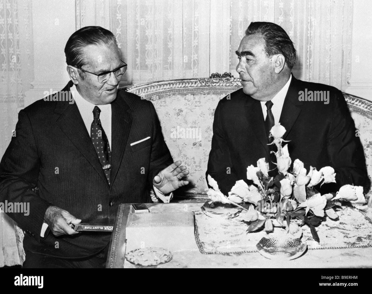 Leonid Breschnew Generalsekretär der KPdSU s ZK Recht und Präsident ...