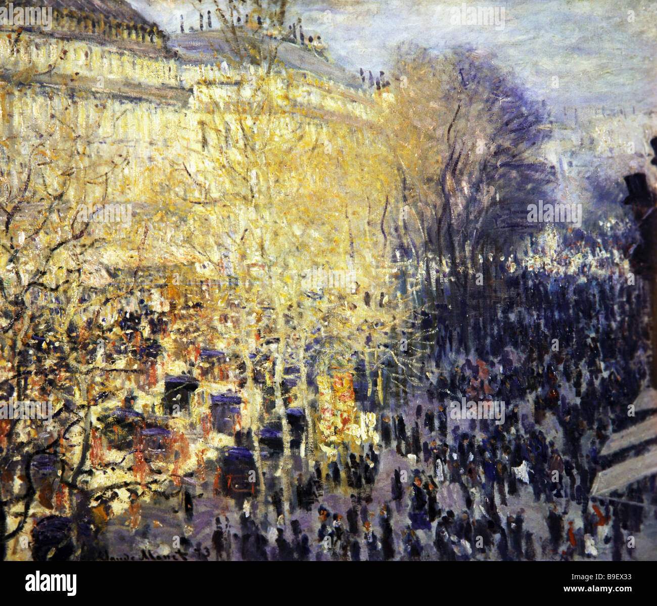Der Boulevard des Capucines durch Claude Monet Reproduktion Sammlung ...