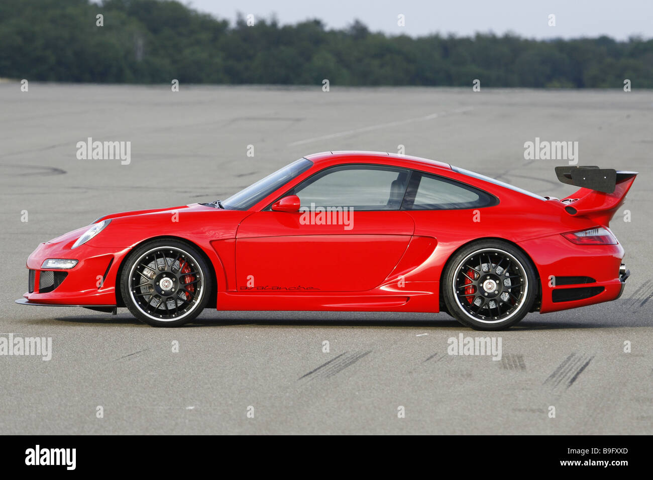 Porsche Gemballa 650 Avalanche rote Seitenansicht Serie Auto super ...