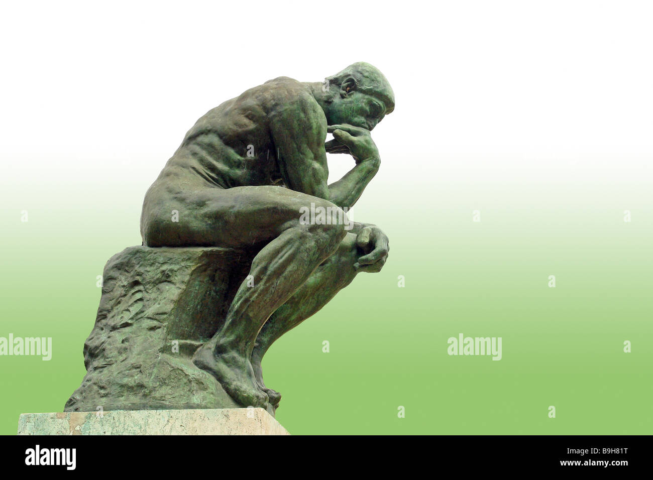 Kunst Skulptur Statue der Denker August Rodin Augusts Rodin berühmter ...