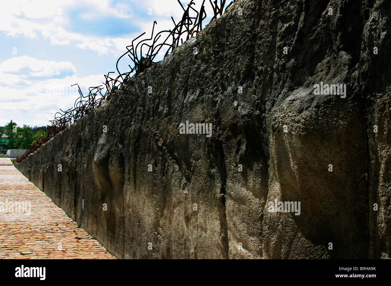 Belzec Extermination camp Memorial Anblick zuerst der Nazi-deutschen ...