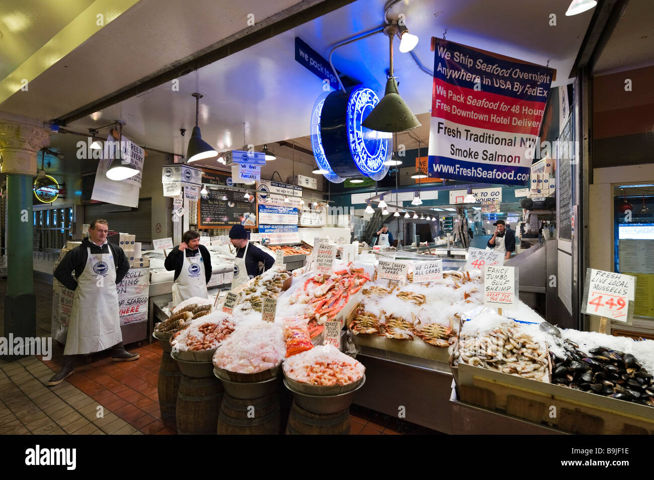 Seattle fish market -Fotos und -Bildmaterial in hoher Auflösung – Alamy