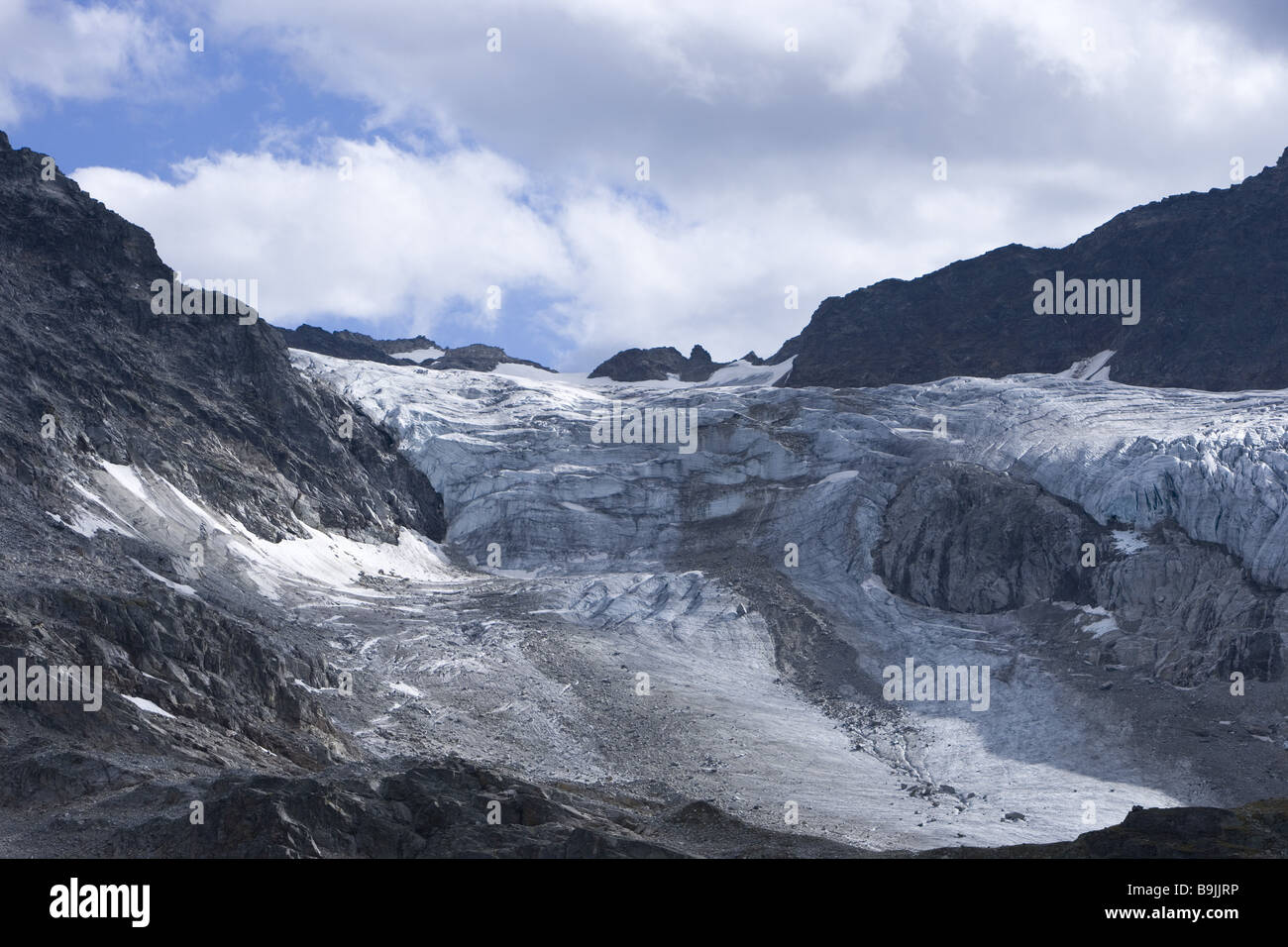 Österreich Tirol Vorarlberg Silvretta Ochsen-Tal Ochsentaler Gletscher ...