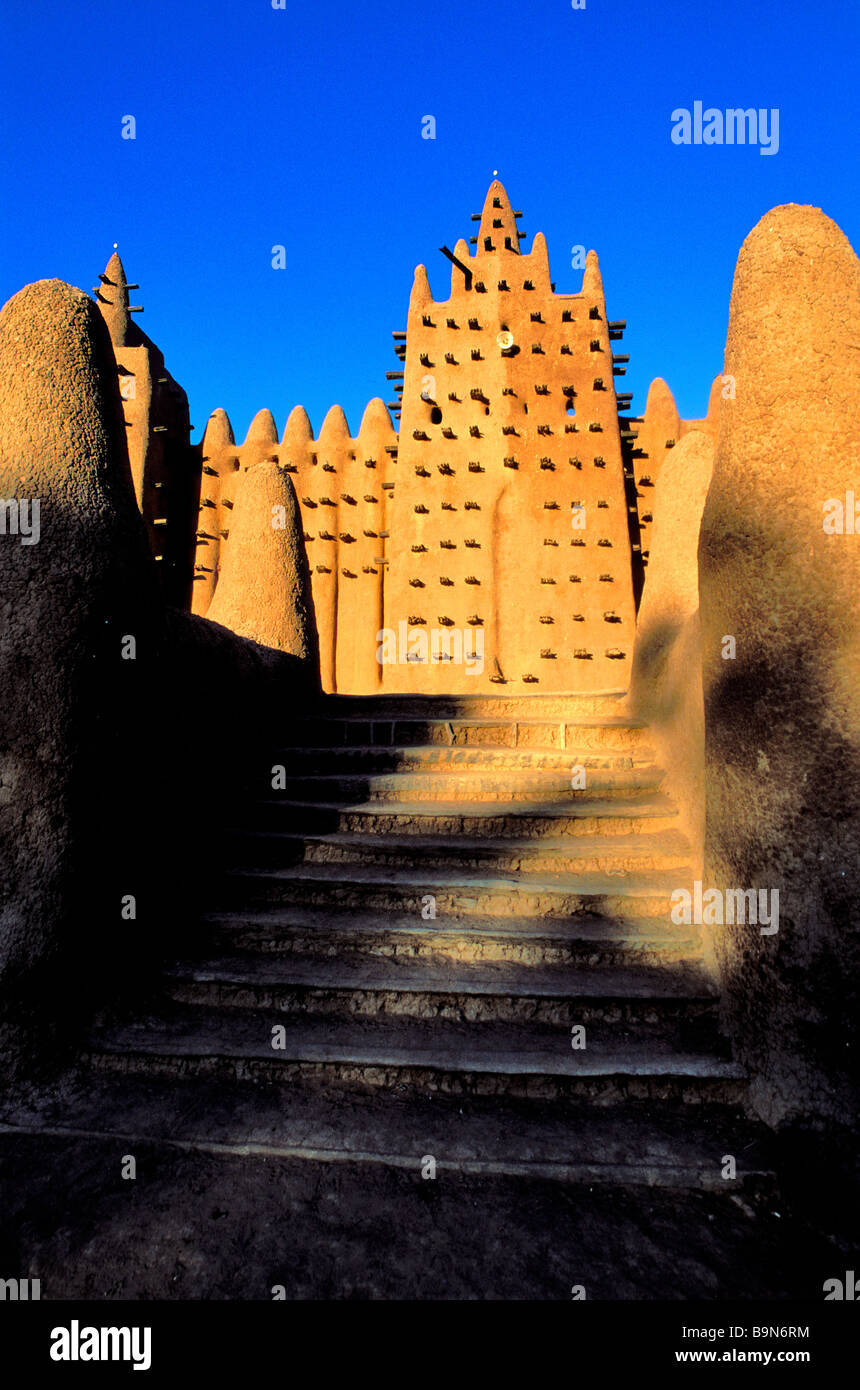 Mali, Region Mopti, Djenné, Weltkulturerbe der UNESCO, die große ...