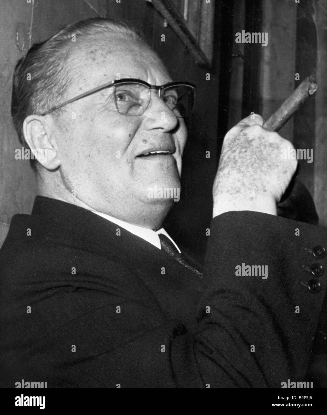 Josip Broz Tito Stockfotografie - Alamy