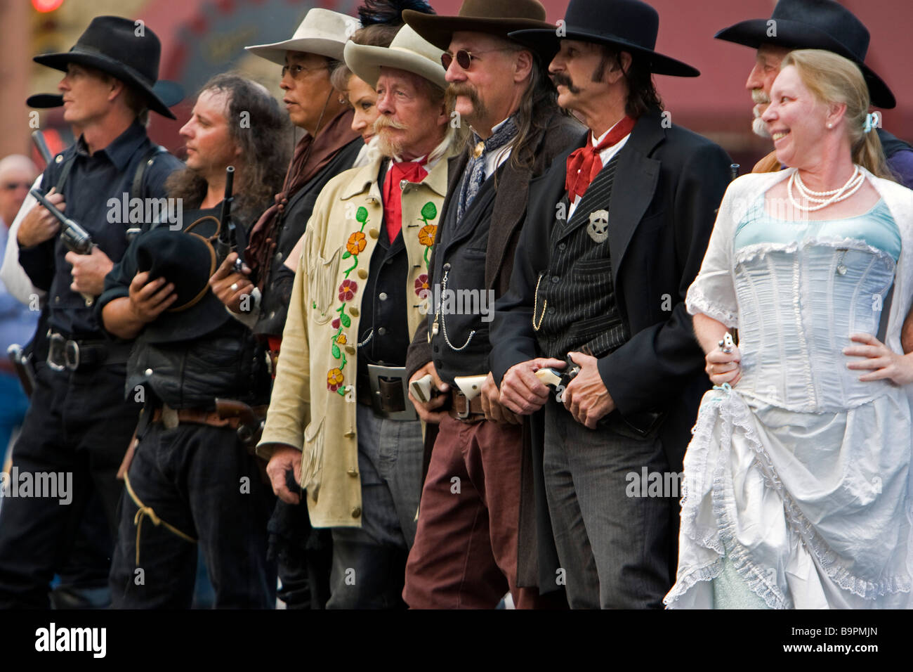 Old west cowboy reenactment frontier -Fotos und -Bildmaterial in hoher ...