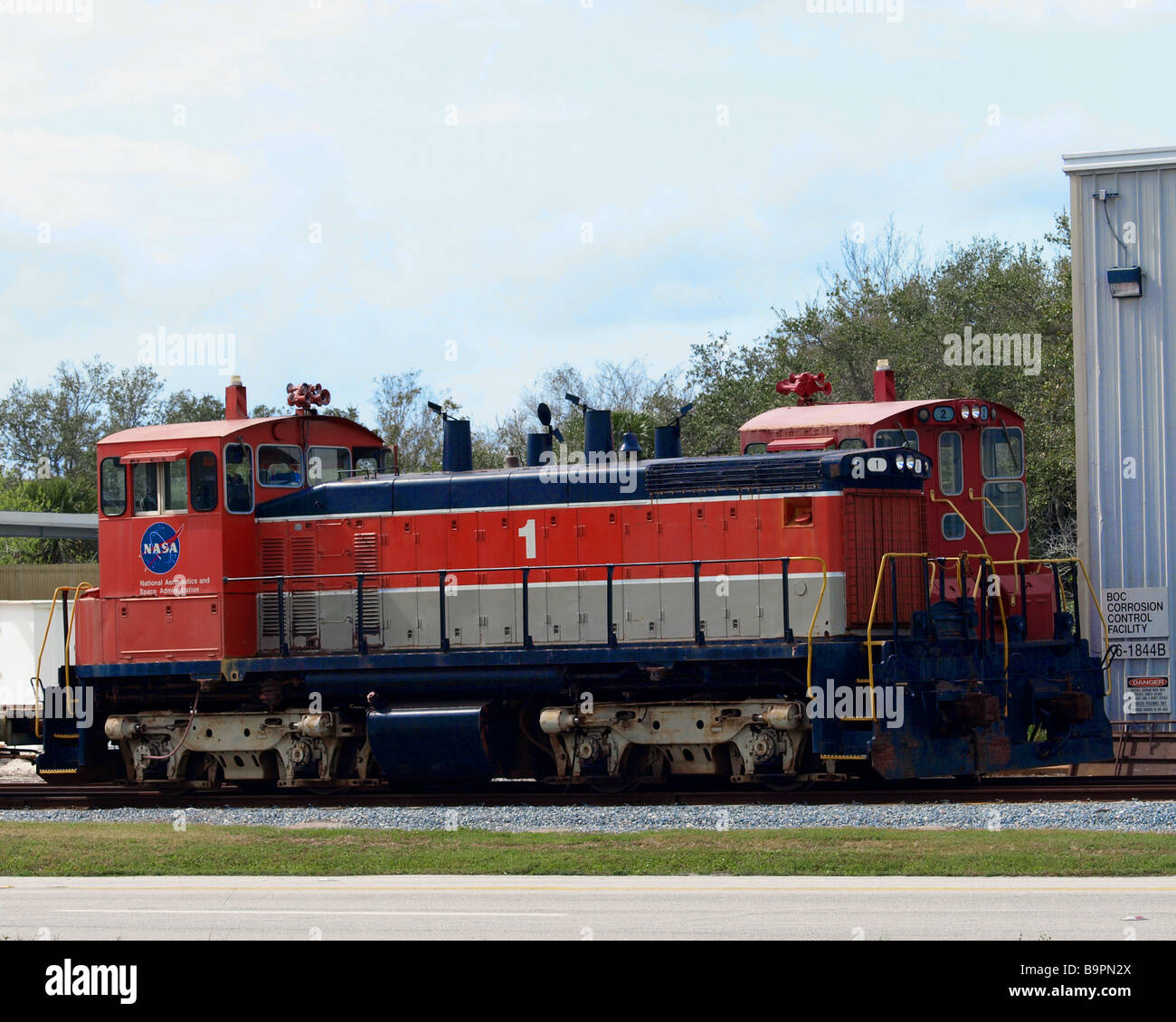 LOKOMOTIVE ZUM KENNEDY SPACE CENTER IN CAPE CANAVERAL IN FLORIDA USA ...