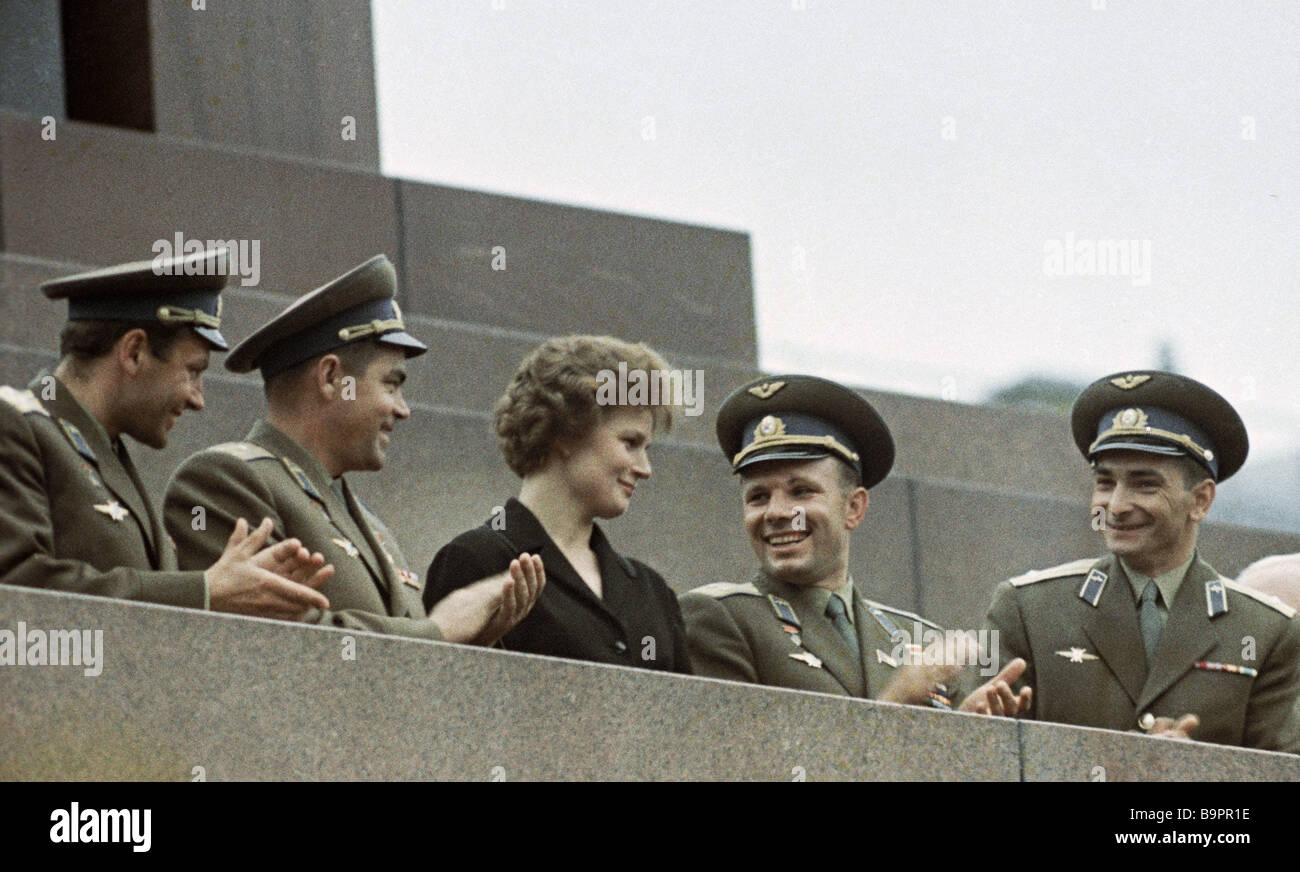 Space-Piloten German Titow Andriyan Nikolajew Valentina Tereschkowa ...