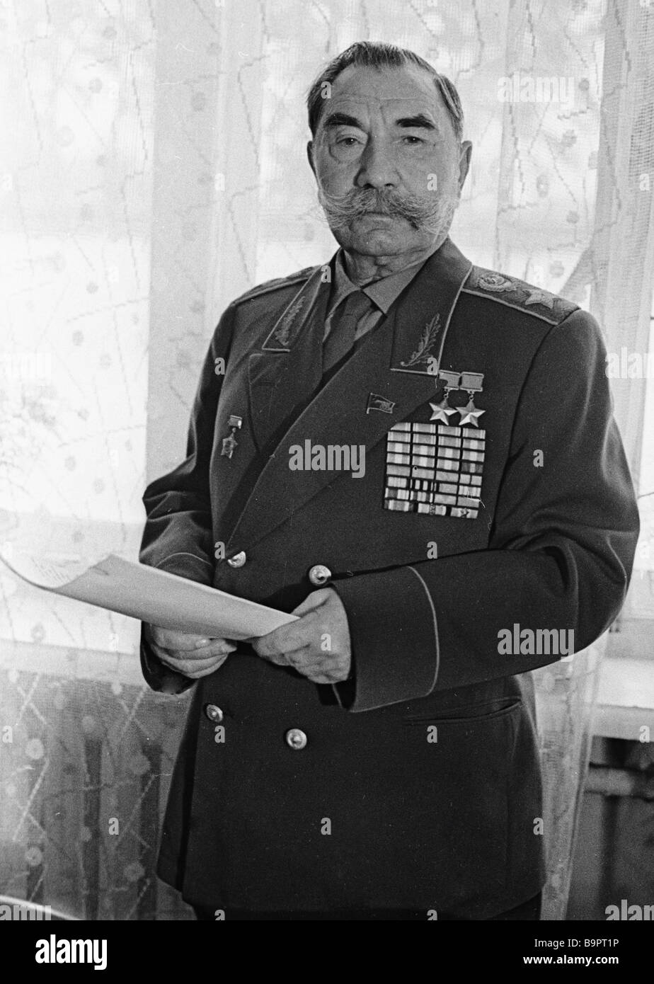 Marschall der Sowjetunion Semjon Budyonny Stockfotografie - Alamy