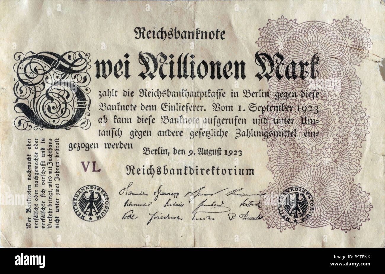 German money 1923 -Fotos und -Bildmaterial in hoher Auflösung – Alamy