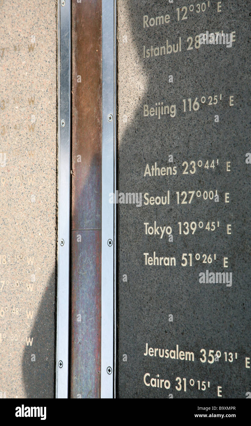 Meridian line greenwich -Fotos und -Bildmaterial in hoher Auflösung – Alamy