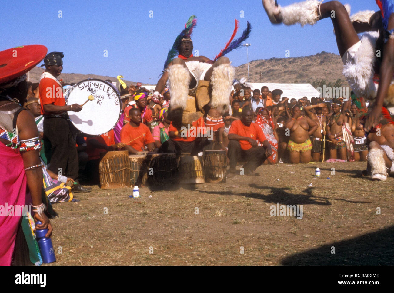 Zulu Reed Dance Ceremony Natal Stockfotos und -bilder Kaufen - Alamy