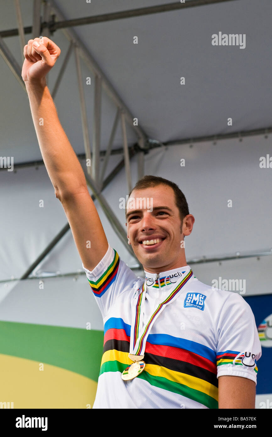 Alessandro Ballan Weltmeisterschaft Rennrad Varese 2008 Lombardei ...