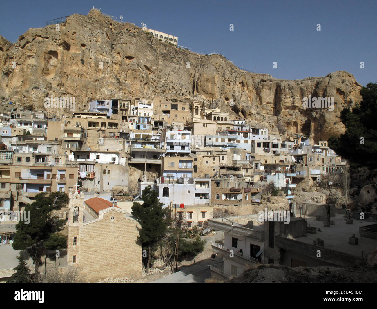 Maalula Syrien Malula SIRIA Stockfotografie - Alamy