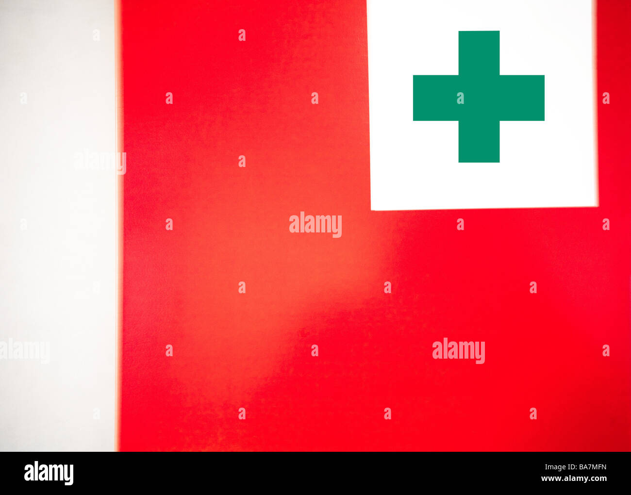 Piktogramm-deutschen grünen Kreuz kein Eigentum Freigabe Zeichen ...