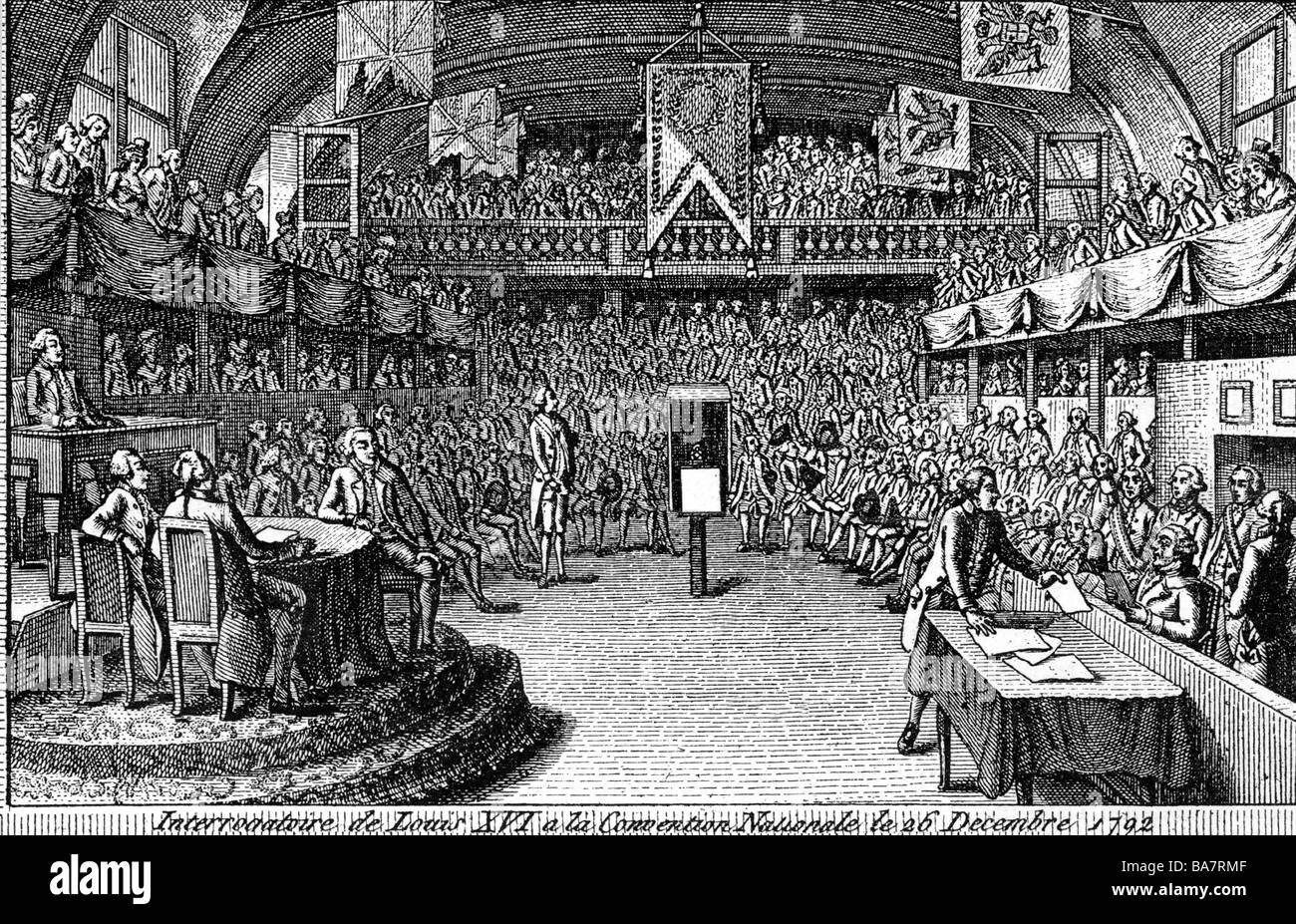 The trial of louis xvi -Fotos und -Bildmaterial in hoher Auflösung – Alamy