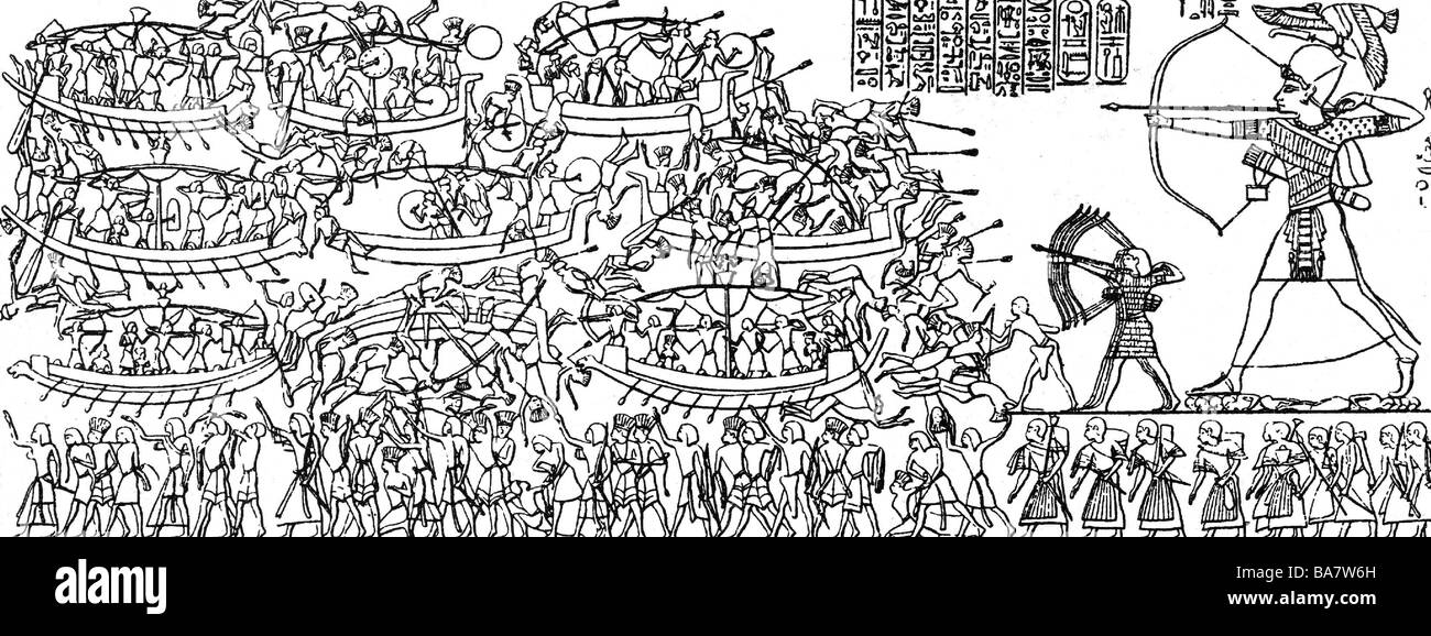 Ramesses iii battle -Fotos und -Bildmaterial in hoher Auflösung – Alamy