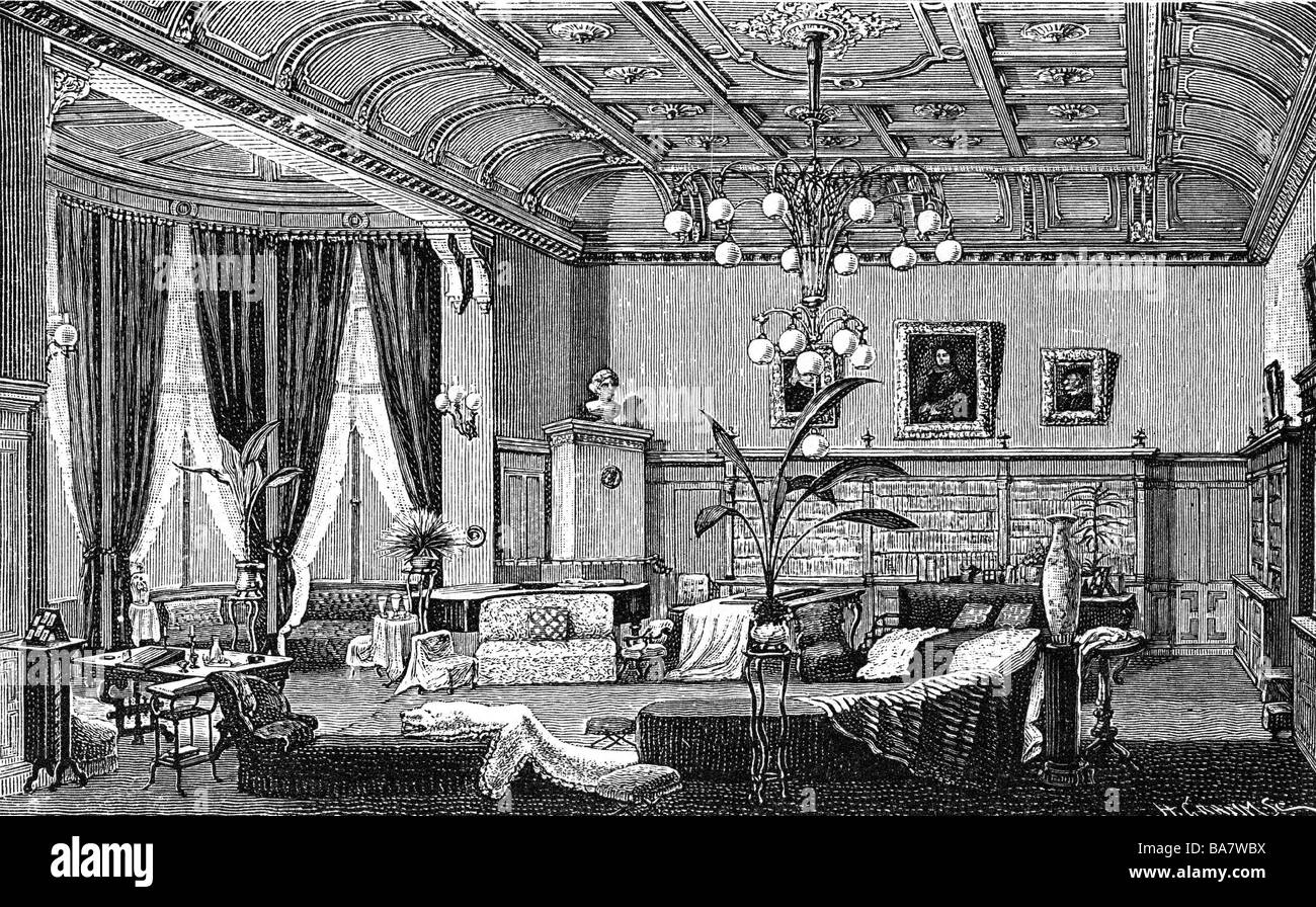 Innenansicht der villa wahnfried -Fotos und -Bildmaterial in hoher ...