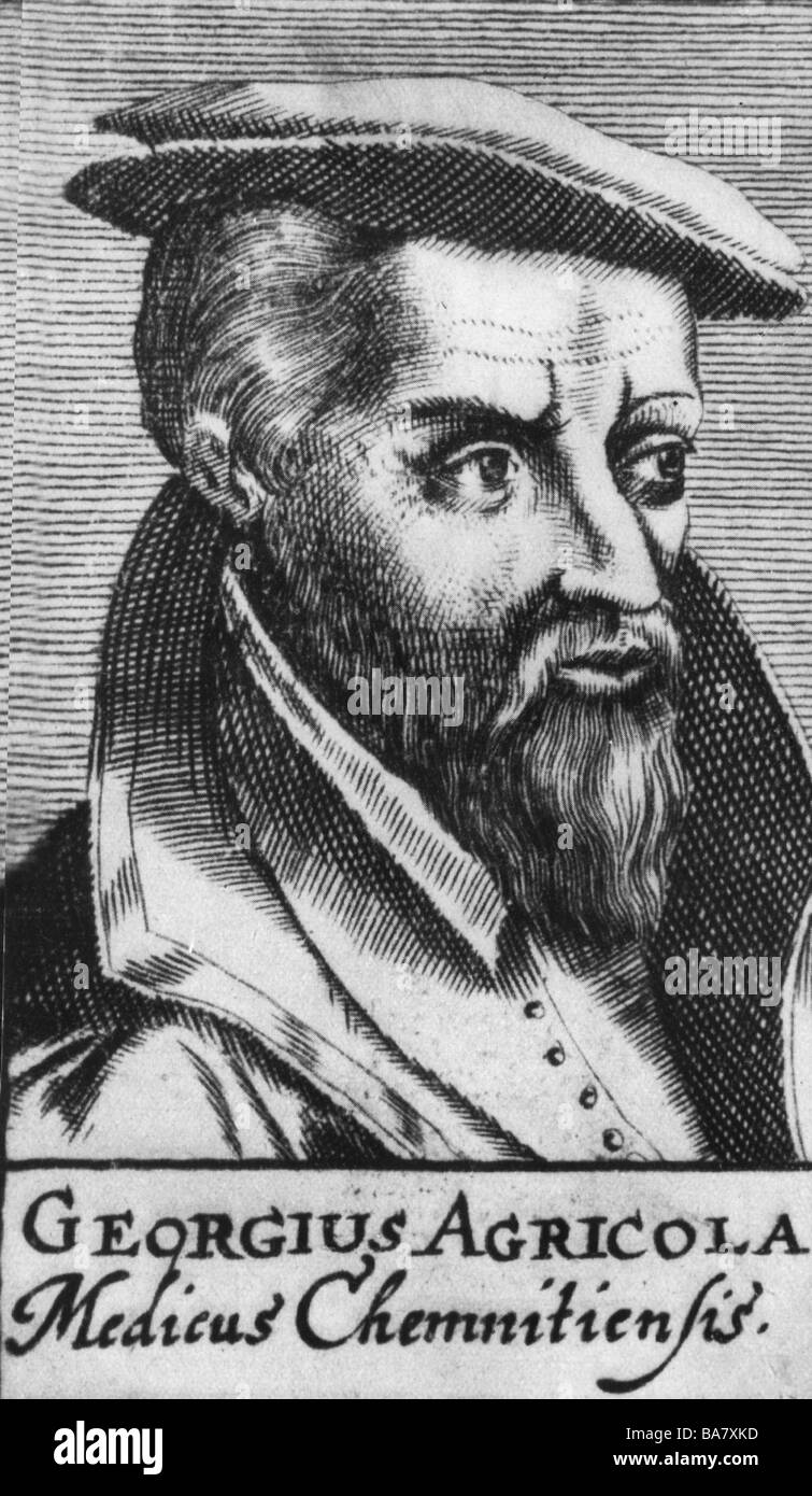 Porträt georgius agricola Schwarzweiß-Stockfotos und -bilder - Alamy