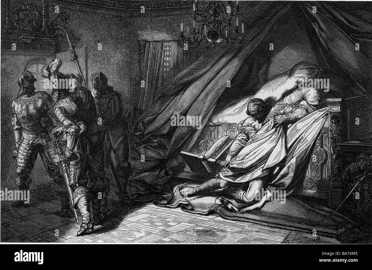 Wallenstein, Albrecht von, 14.9. 1583 - 25.2.1634, böhmischer General ...